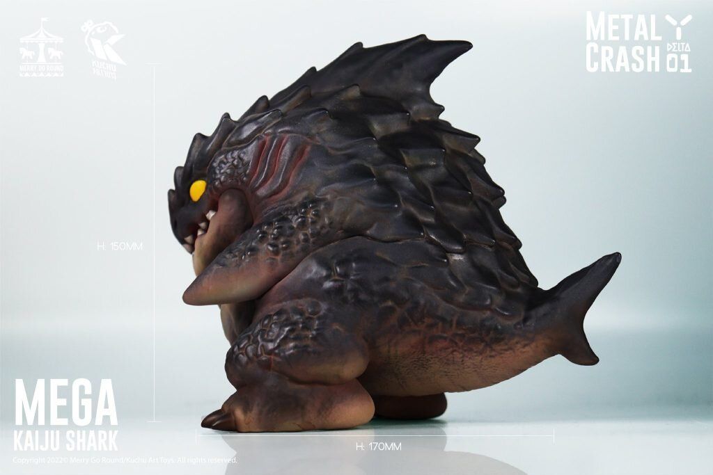MEGA KAIJU SHARK Metal Crash Series 02 by Mr. Surasak Jaipuk of Kuchu x ...