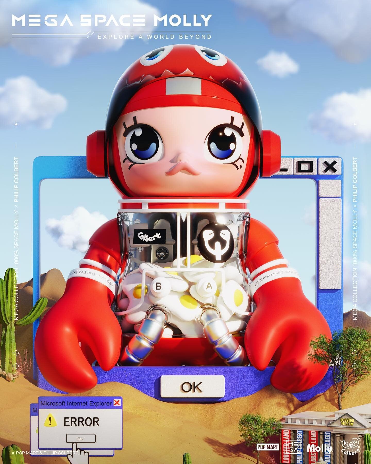 PHILIP COLBERT x POP MART x Kenny Wong SPACE MOLLY MEGA COLLECTION 1000 ...
