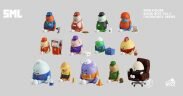 Sticky Monster Lab x A Good Company SML Working Blind Box Series - The ...