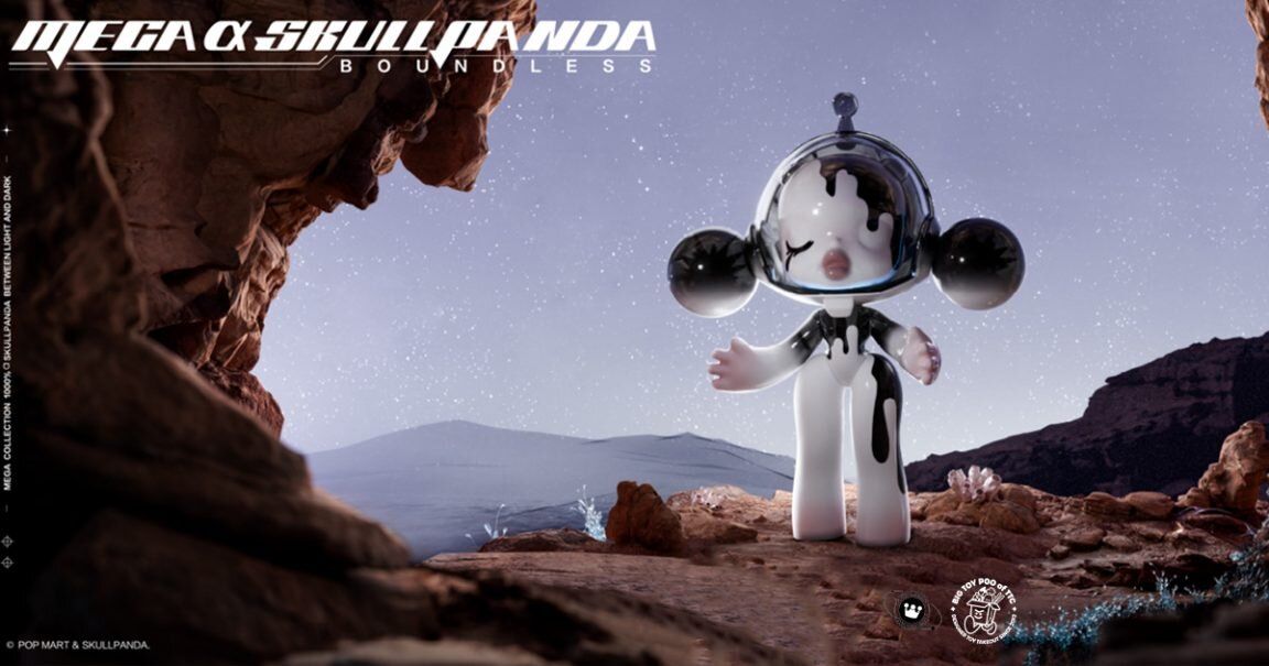 MEGA COLLECTION 1000% SKULLPANDA Boundless Between light and dark ...
