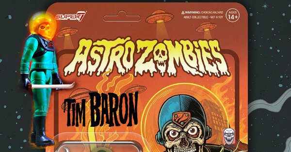 Astro Zombie ReAction figure Tim Baron x Super7 - The Toy Chronicle