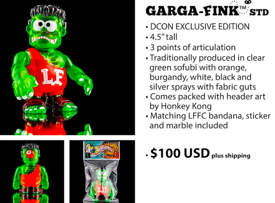 Garga Fink by SlingShot online release - The Toy Chronicle