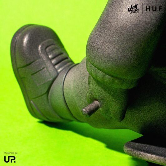 HUF X CHUNK the Slacker - Concrete Edition by Jim Dreams x Unbox ...