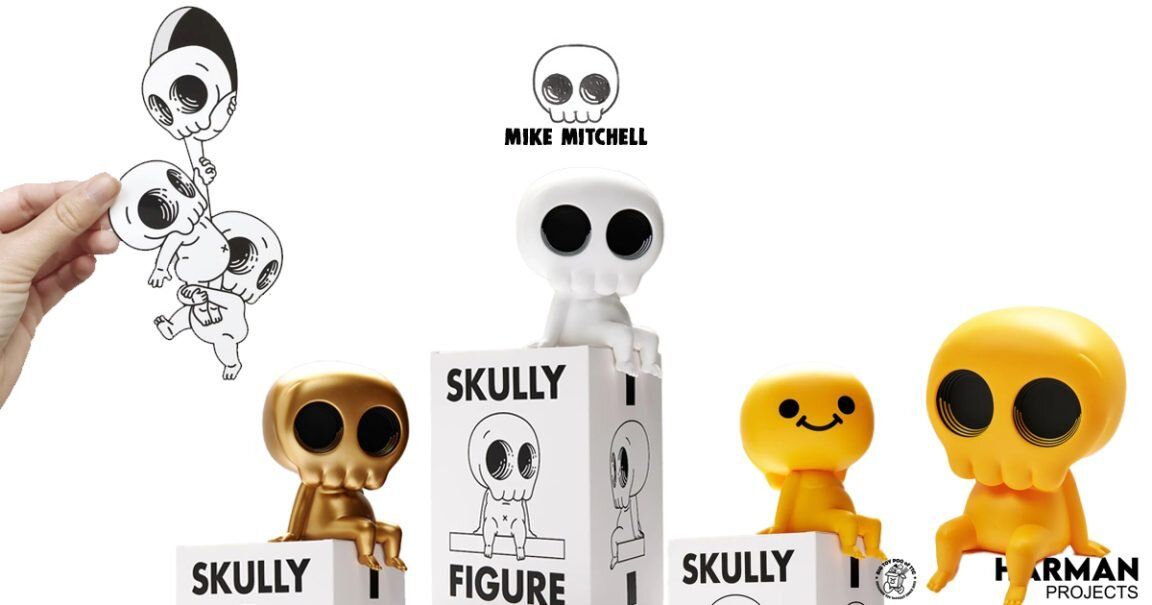Mike Mitchell x Harman Projects Vinyl Skully & Mikeland Exclusive Miles ...
