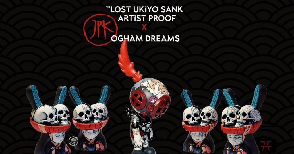 The Lost Ukiyo Sank Artist Proof Edition x Tokyo Jesus Kidrobot Dunny ...