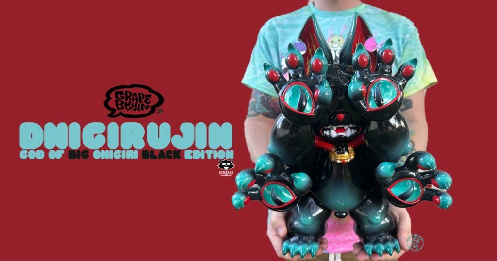 Grape Brain x Strangecat Toys Presents DNIGIRUJIN God of Big Onigiri ...