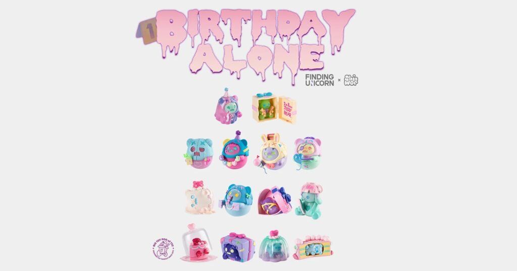 Shin Woo x Finding Unicorn Presents the BIRTHDAY ALONE Blind Box Series ...