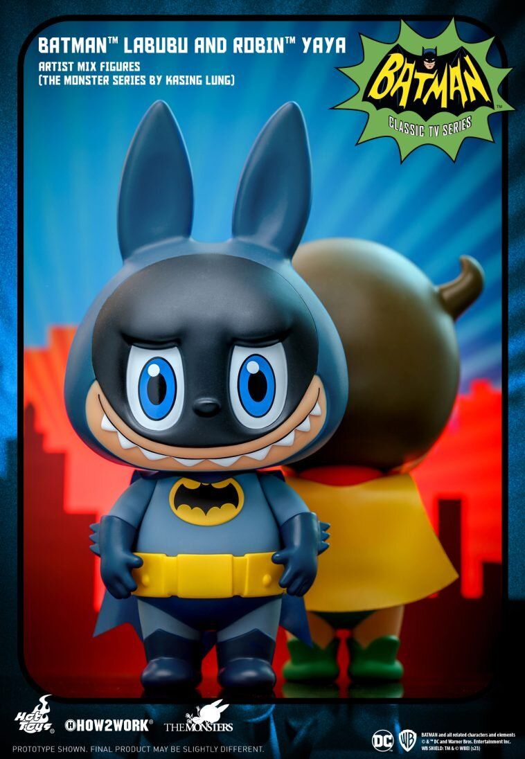 Batman 1966 - Batman Labubu & Robin Yaya Artist Mix The Monsters Series ...