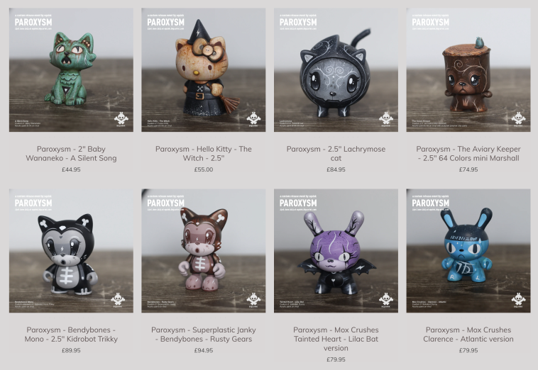 Squink Presents Paroxysm Releases - The Toy Chronicle