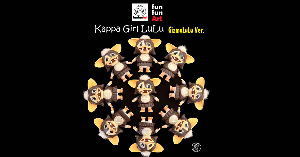DuDo Shop x funfunArt’s KAPPA GIRL LULU Gizmo Edition - The Toy Chronicle