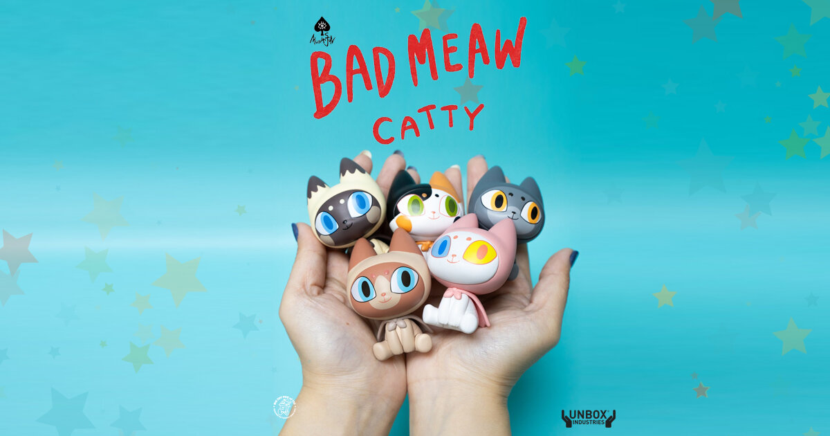 BADMEAW CATTY Blind Box Series By Mueanfun Sapanake x Unbox Industries - The Toy Chronicle