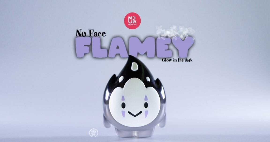 FLAMEY No Face GID by MUPA TOY - The Toy Chronicle