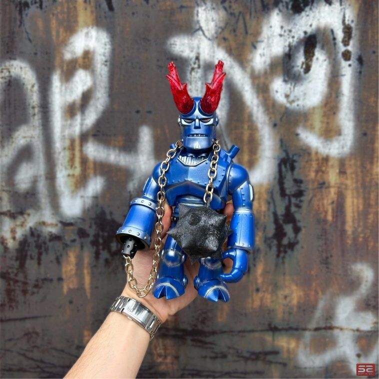 Soft Steel Toys Presents HELLBOT BLUE Edition - The Toy Chronicle
