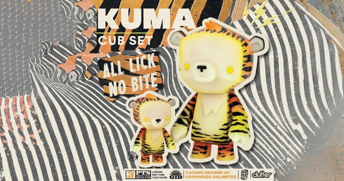 Dead Beat City x Clutter Studios Presents Kuma & Cub Set – ZomBeat Bear ...