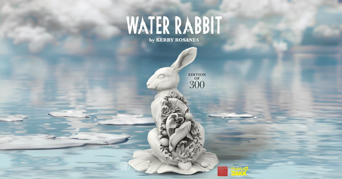 Kerby Rosanes x Mighty Jaxx Presents Water Rabbit - The Toy Chronicle