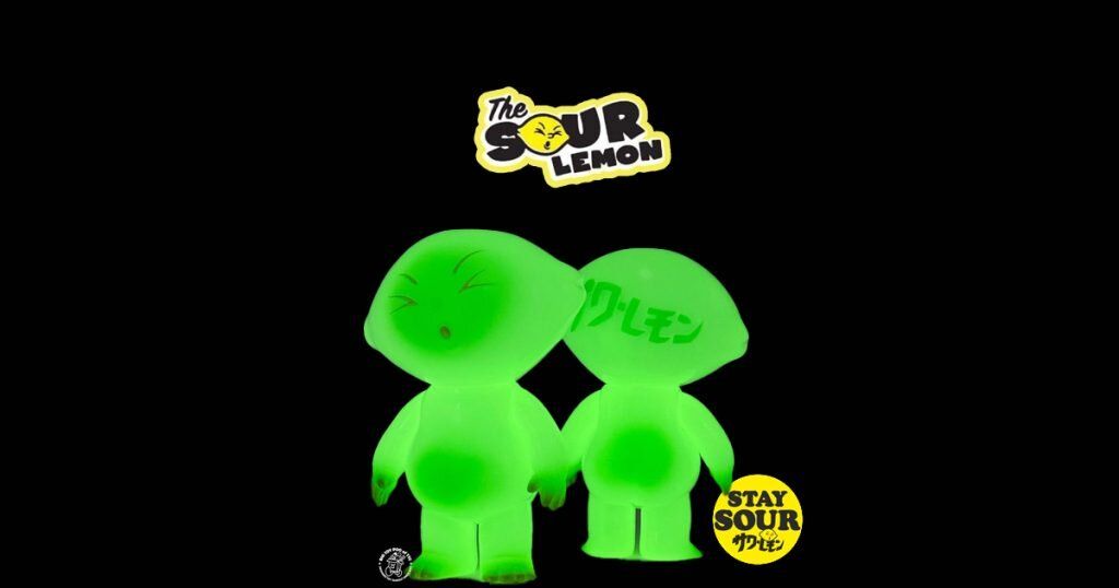 The Sour Lemon x Anti Social Sofubi Presents GID Sour Lemon - The Toy ...
