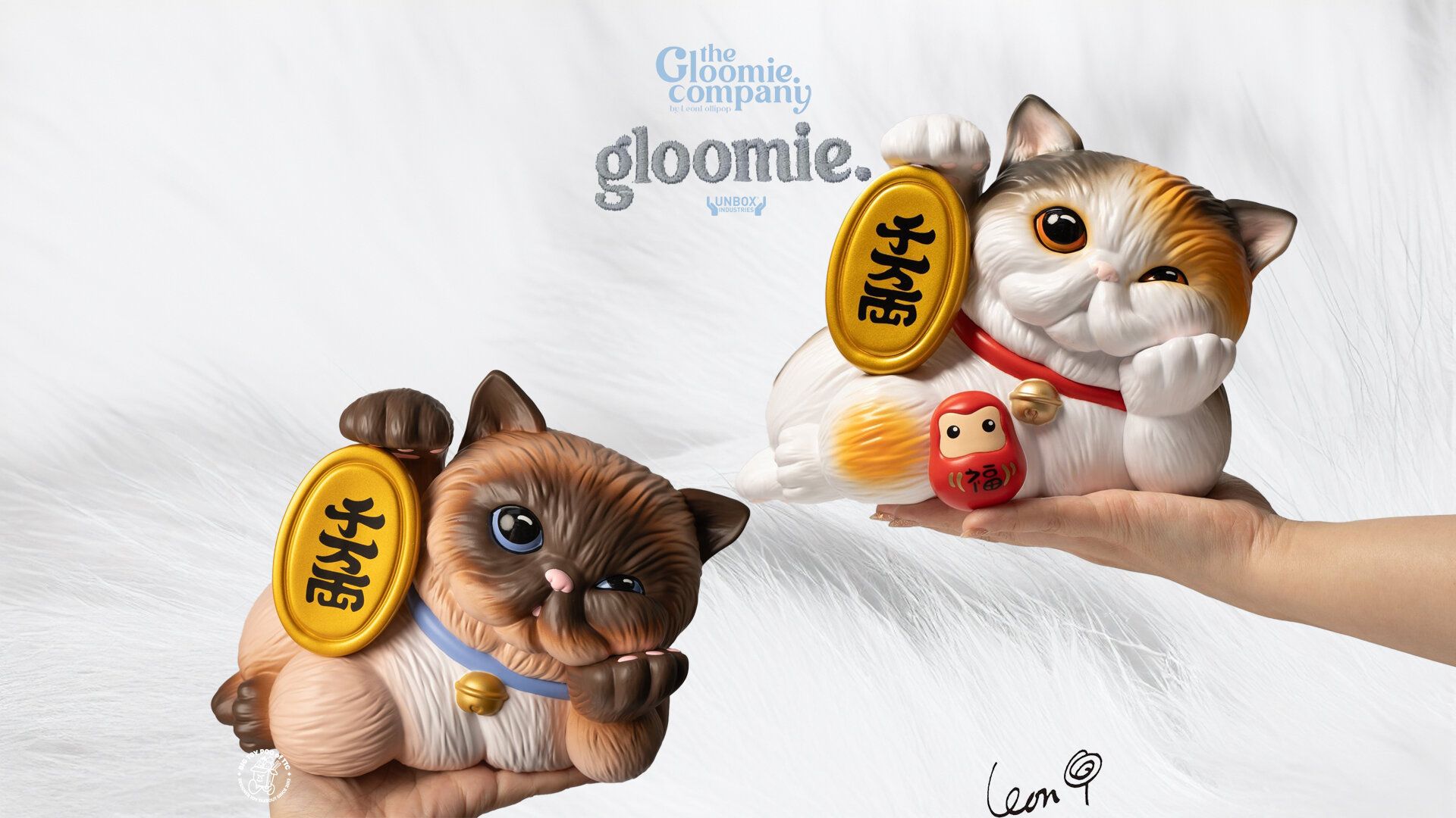 LEONLOLLIPOP x Unbox Industries Presents GLOOMIE CAT - The Toy Chronicle