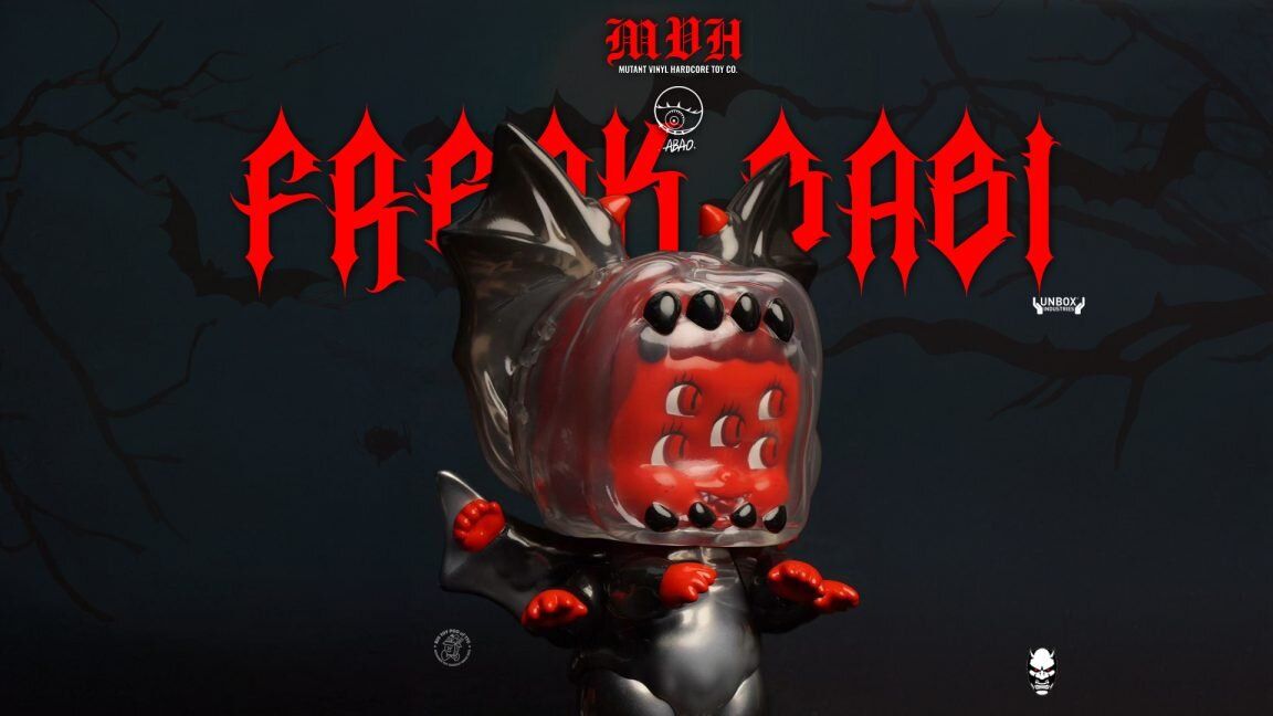 MUTANT VINYL HARDCORE x ABAO x Unbox Industries Presents FREAK BABI Red ...
