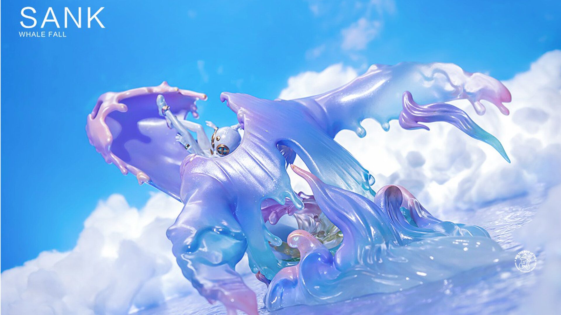 SANK Whale Fall-Moon River Edition - The Toy Chronicle