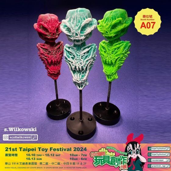 Scott Wilkowski at Taipei Toy Festival 2024 - The Toy Chronicle