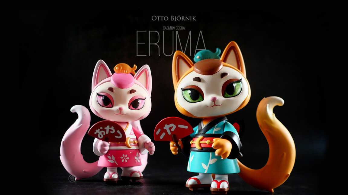 BJORNIK Present Eruma the Cadmium Geisha - The Toy Chronicle