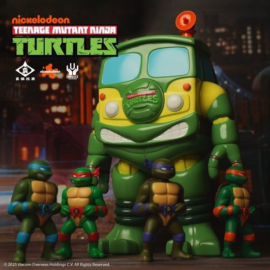 REALxHEAD x Unbox Industries Presents TMNT TURTLE WALKER WAGON V2 and ...