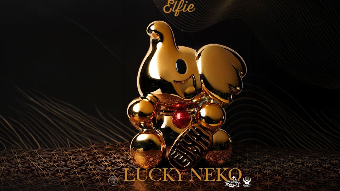 Too Natthapong x Unbox Industries Presents ELFIE LUCKY NEKO GOLD CNY ...