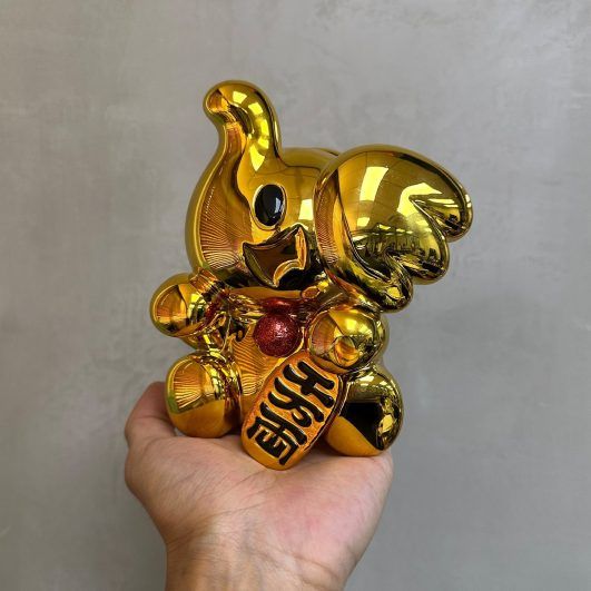 Too Natthapong x Unbox Industries Presents ELFIE LUCKY NEKO GOLD CNY ...